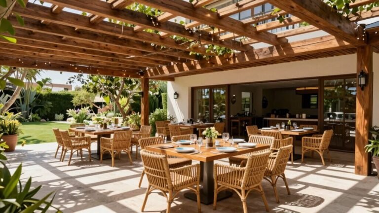 How to Build Large Pergolas for Outdoor Dining - theyardmasters.com ...